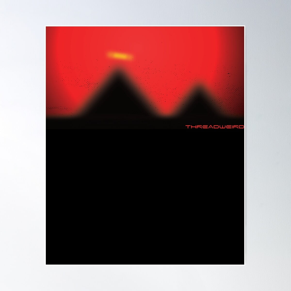 Ufo Over Ancient Egyptian Pyramids Poster Wall Art, Modern Wall Decor ...