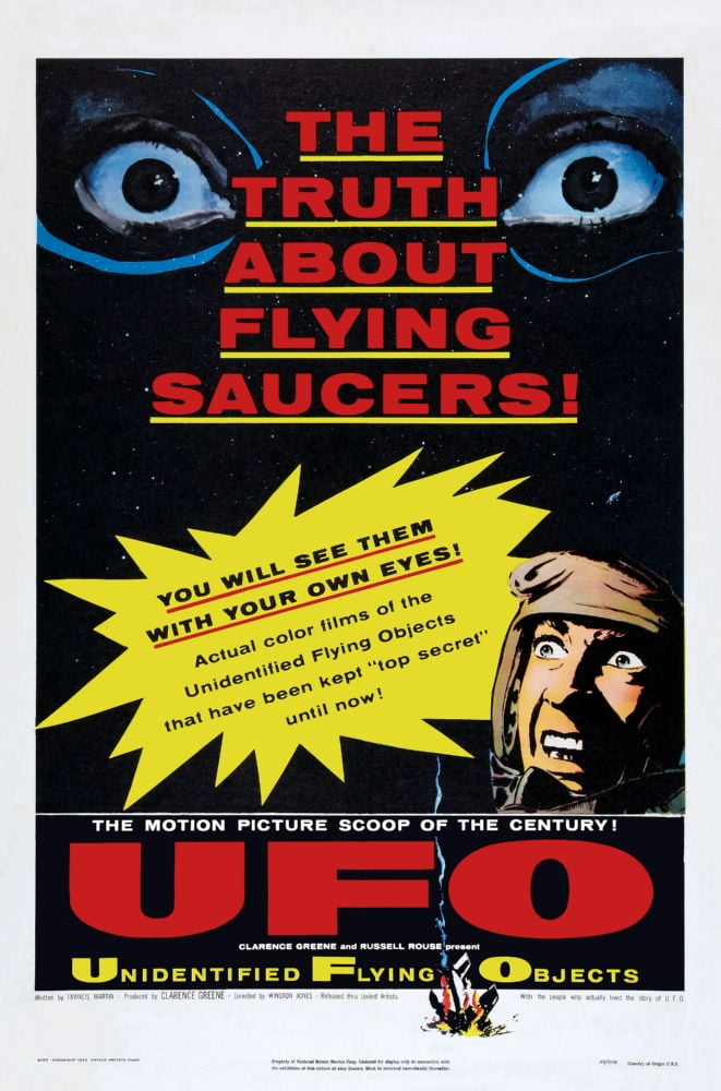 Ufo Poster 24inch x 36inch Art Poster 24x36 Unframed, Age: Adults ...