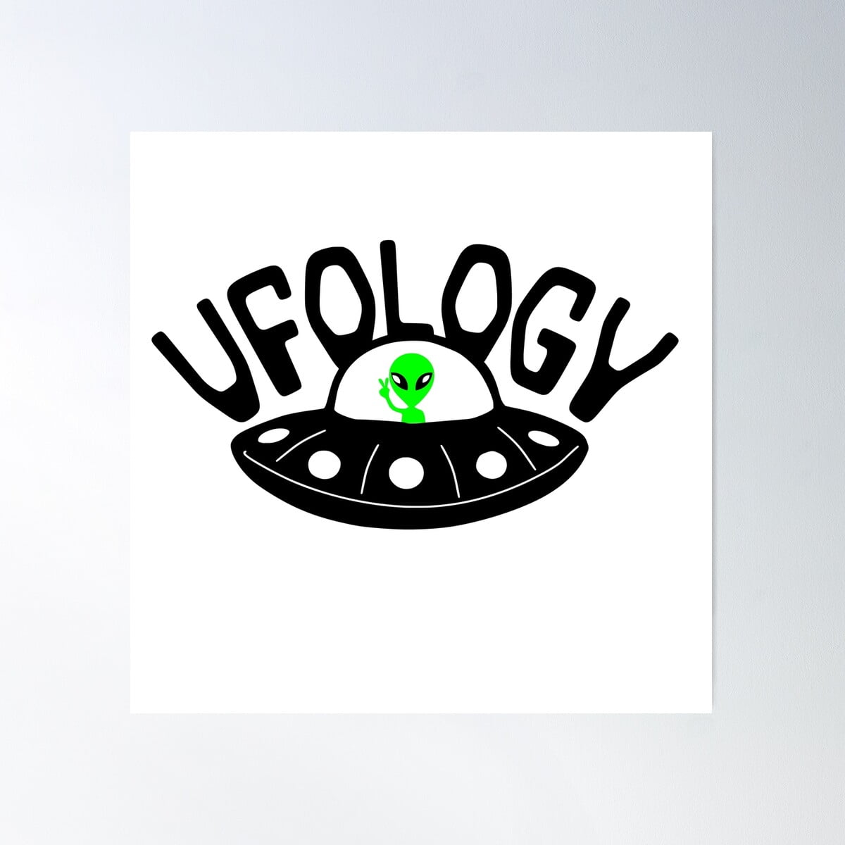 Ufology Alien Ufo Extraterrestrial Area 51 Poster Wall Art, Modern Wall ...