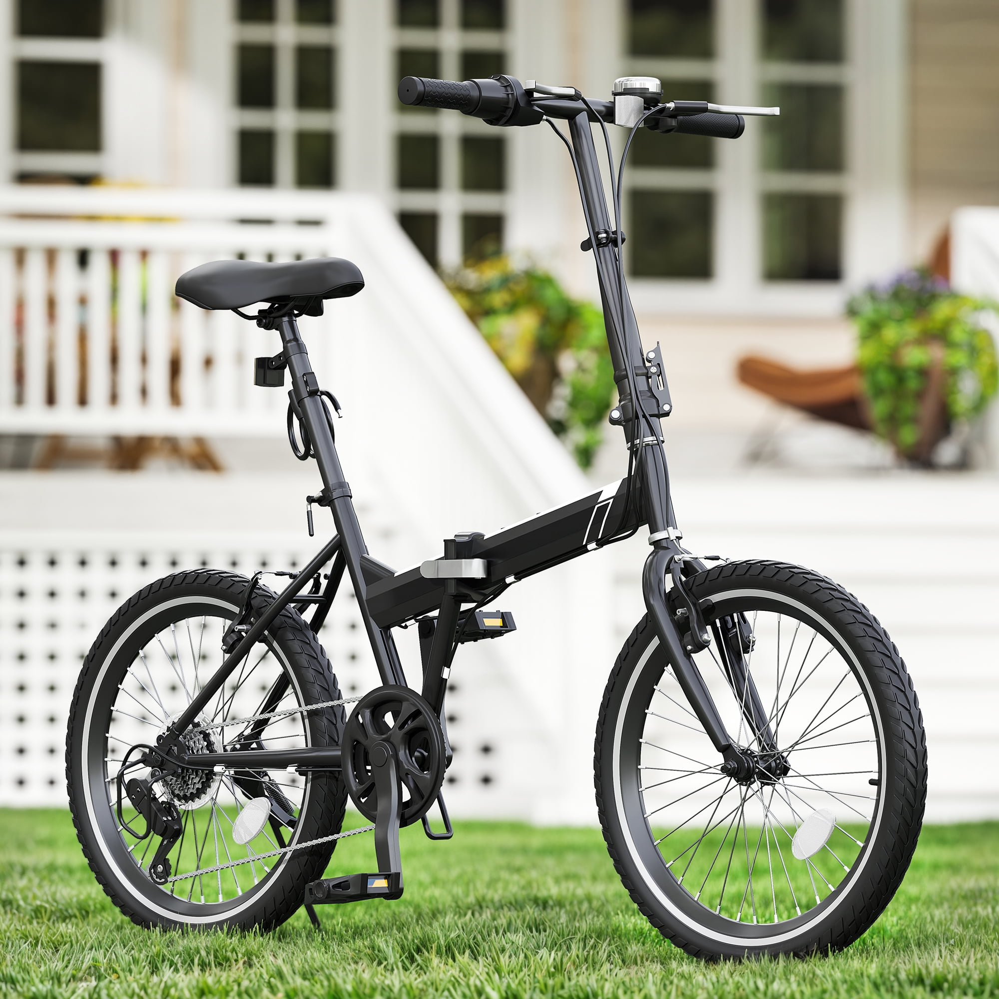 Uforic 20" Folding Bike, 7-Speed Portable Bicycle for Adults, Ideal for ...