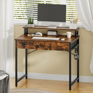 Ktaxon Compact Wall Mount Computer Desk for Small Space with Floating ...