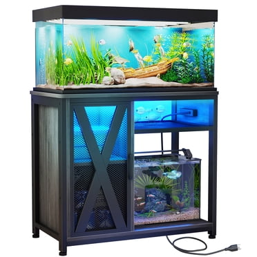 Homieasy Heavy-Duty 55-75 Gallon Aquarium & Reptile Tank Stand with ...
