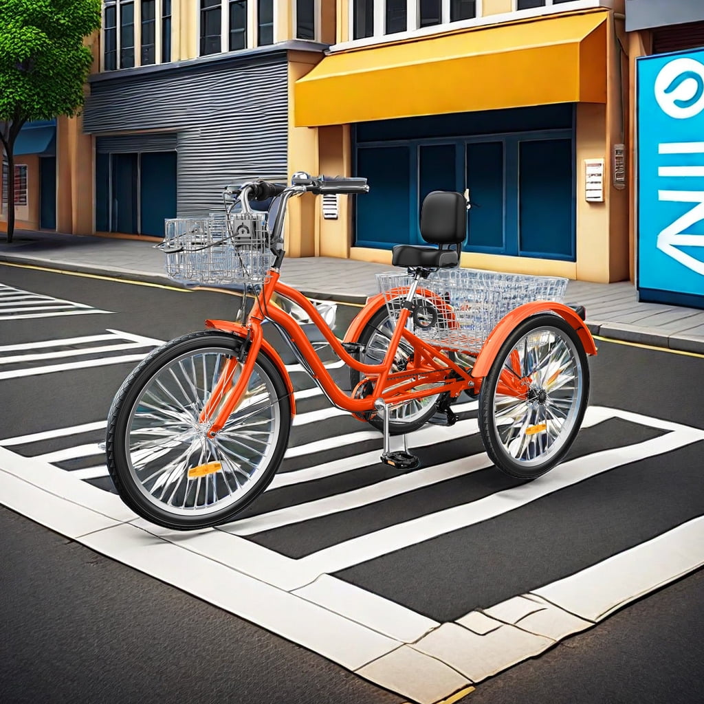 Uforic 7-Speed 26-Inch Tricycle, 3-Wheel Adult Cruiser Bike, Low Step ...