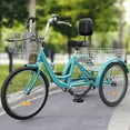 Uforic 26" Adult Tricycle with 7-Speed Gear Cruiser Bike for Men and ...