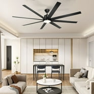 Uforic 60 Inch Large Modern Ceiling Fan with Light and Remote,App ...