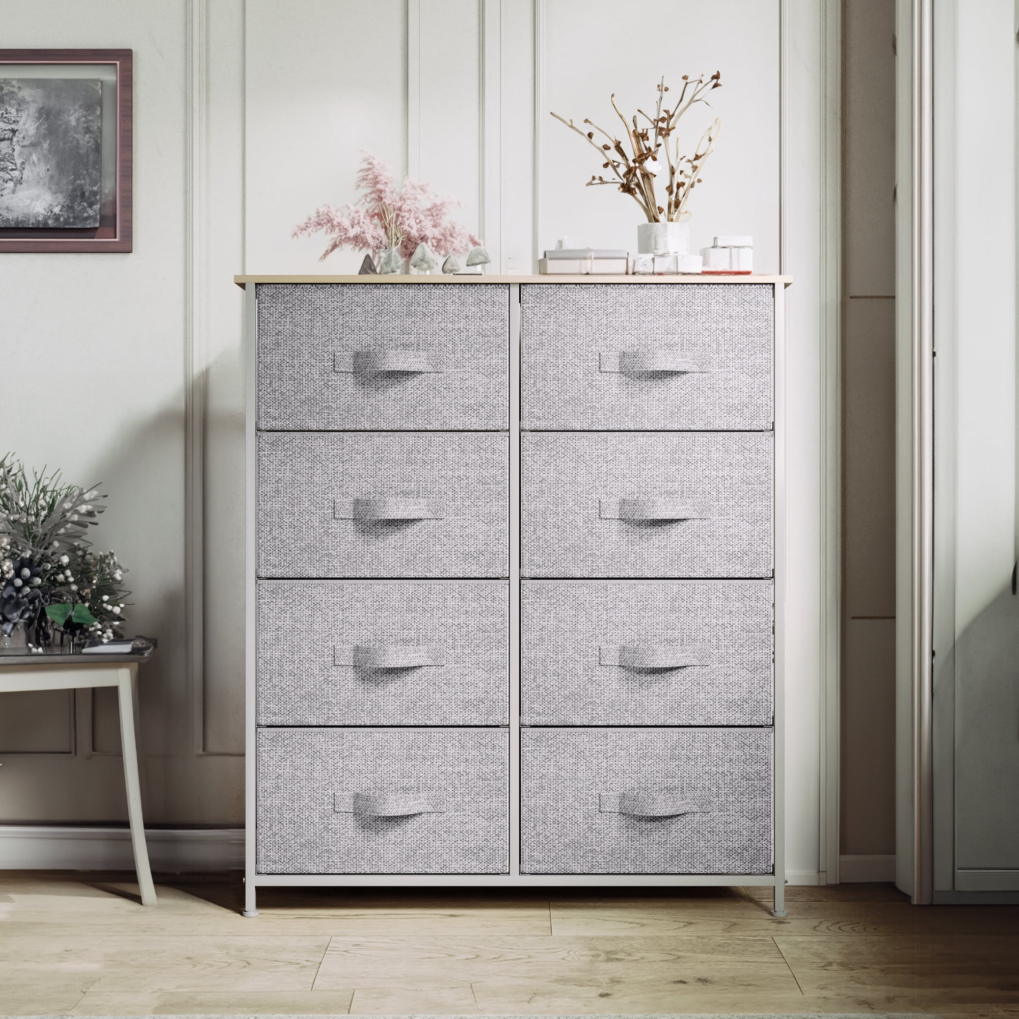 Uforic 8-Drawer Fabric Dresser for Adults & Teens, Storage for Bedroom ...
