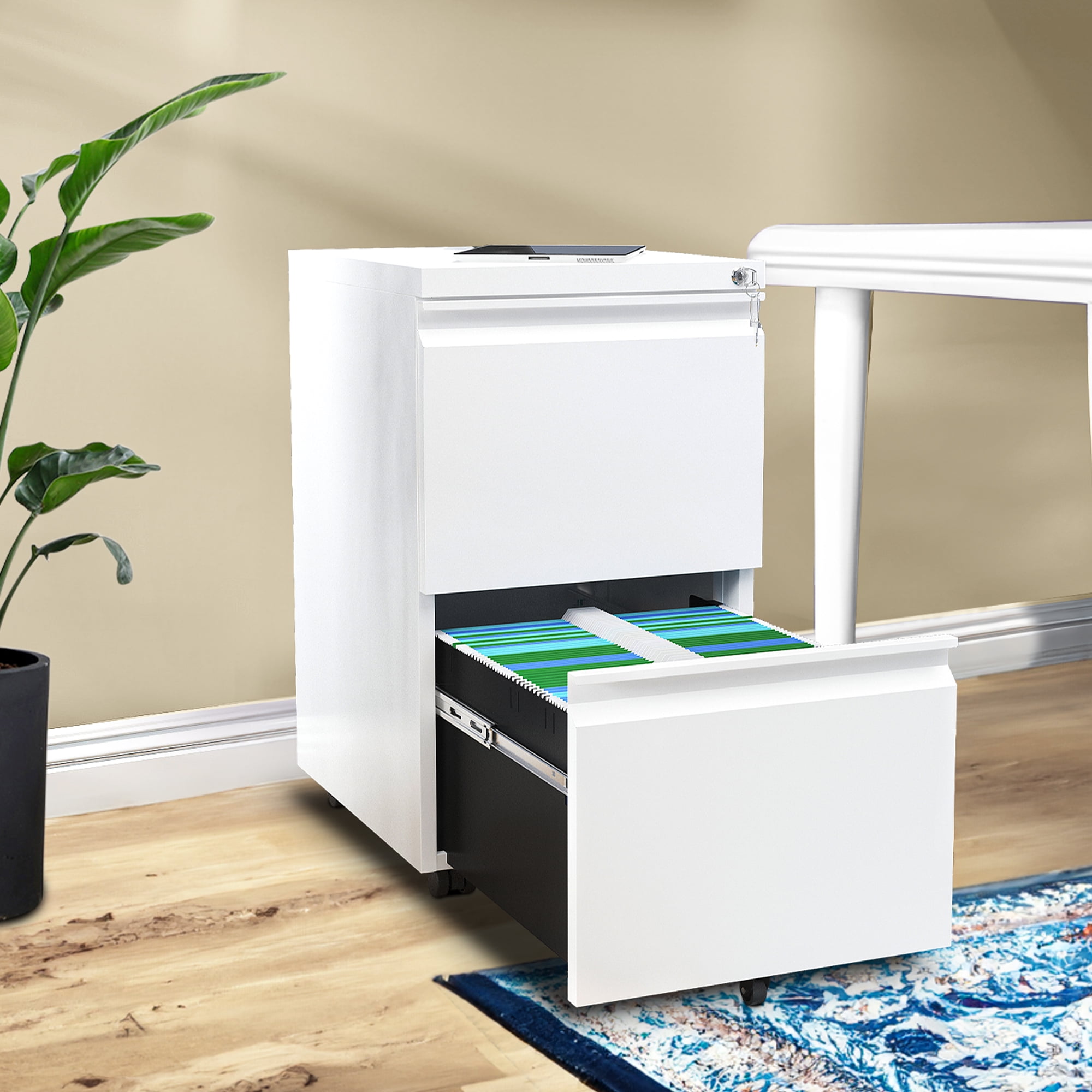 Uforic Efficient Office Organization: 2-Drawer Vertical File Cabinet ...