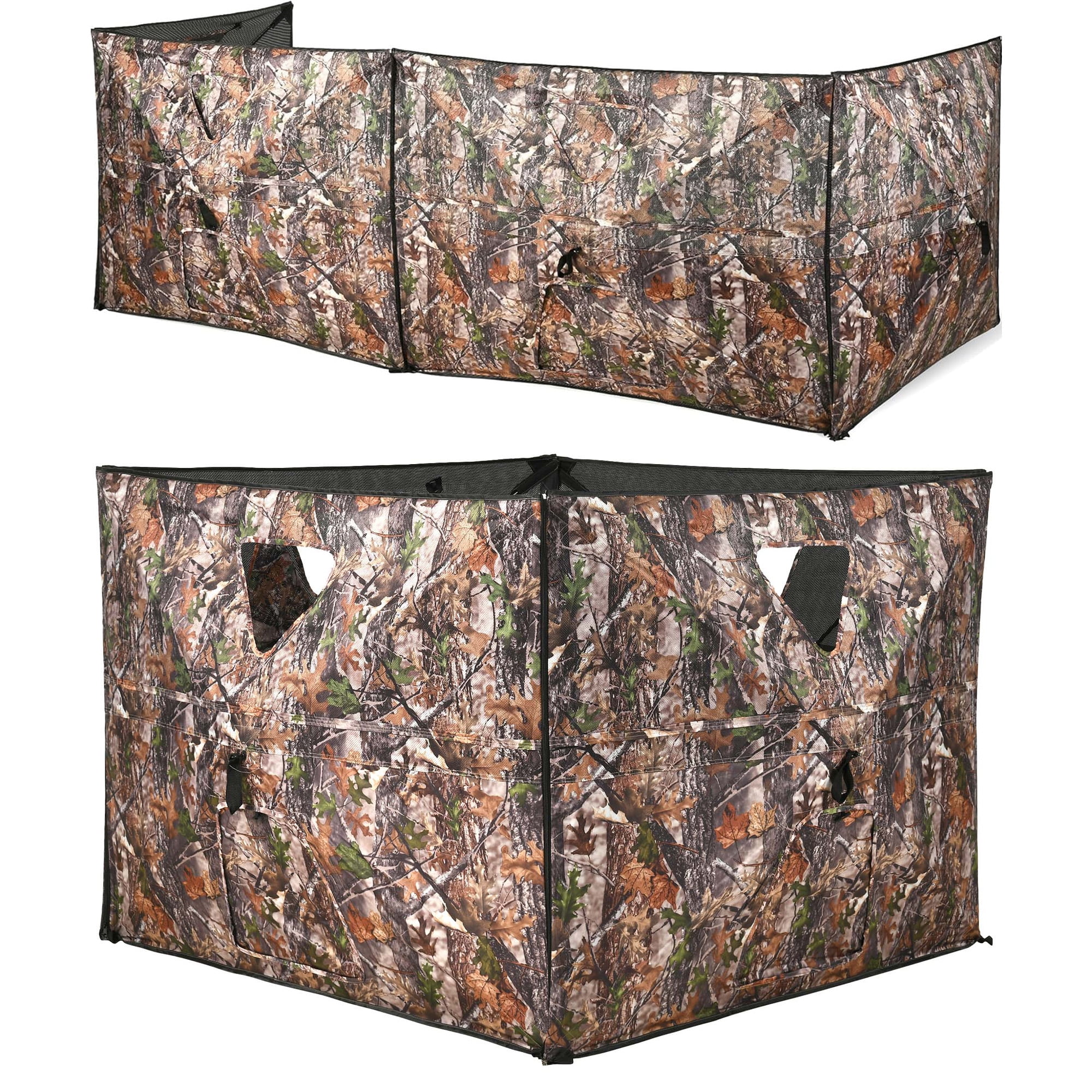 Uforic Hunting Blind Panel See Through Ground Blind with Carrying Bag ...