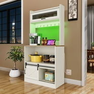 Uforic 6-Tier Kitchen Bakers Rack Microwave Stand - Black - Walmart.com