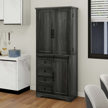 Crosley Furniture Tara 3-Piece Modern Farmhouse Sideboard Buffet ...