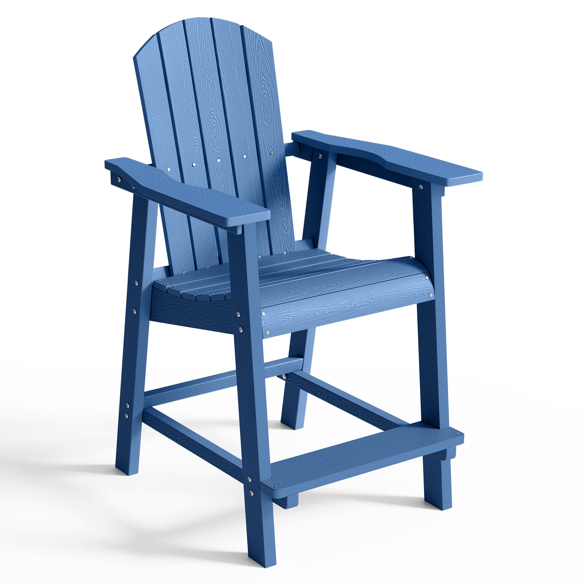 Uforic Tall Adirondack Chair - Poly Bar Height Balcony Seating, HIPS ...