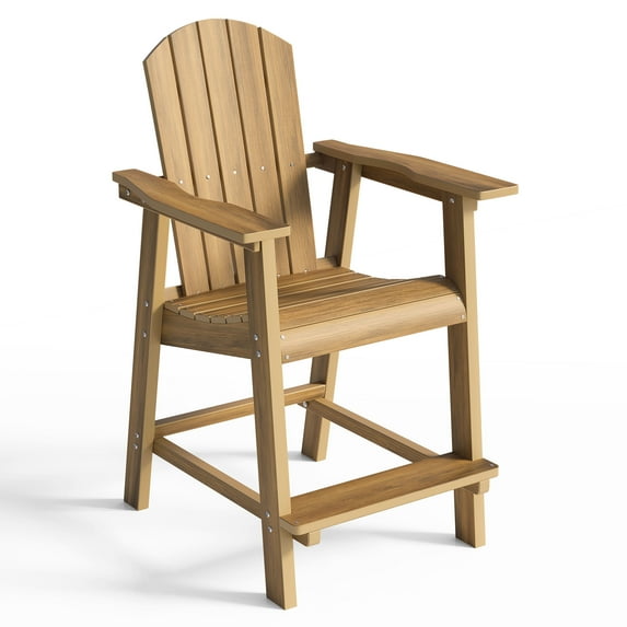 Uforic Tall Adirondack Chair - Poly Bar Height Balcony Seating, HIPS ...