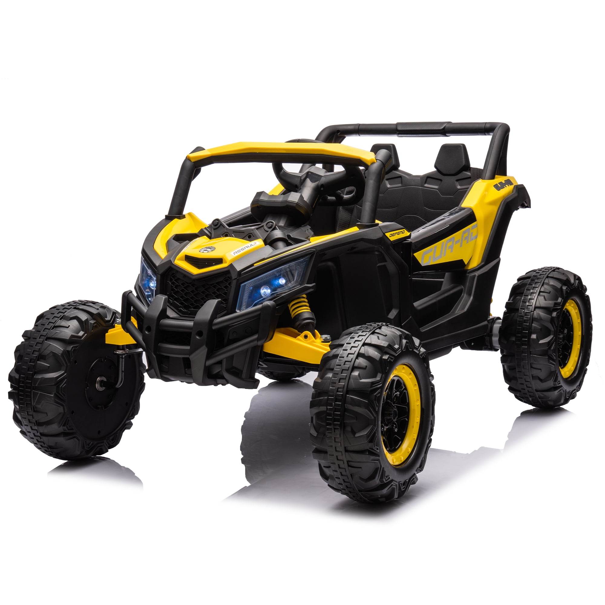 Ufurpie 12V Ride On Car with Remote Control,UTV ride on for kid,3-Point ...