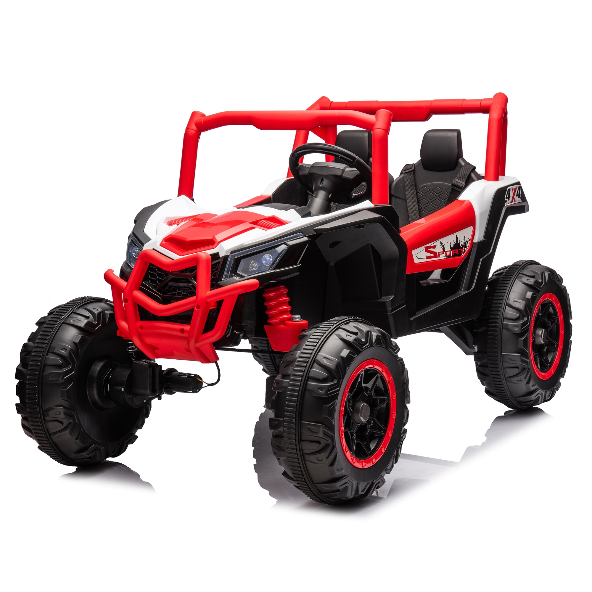 Ufurpie 24V Ride On XXL UTV Car for Kid,2 Seater with Two Safety Belts ...