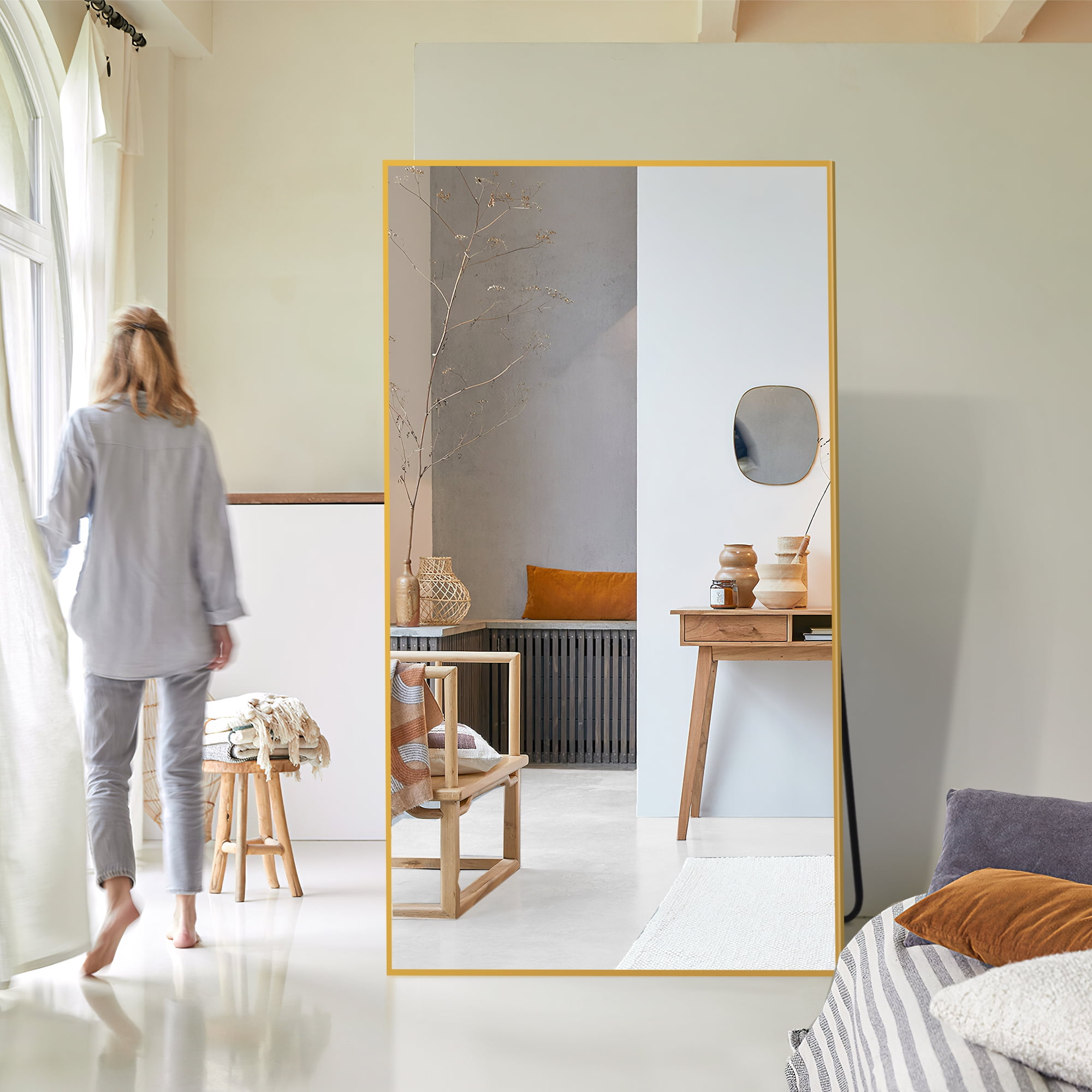 Ufurpie 70.6"x31.6"Full Length Mirror,Large Floor Mirror,Oversized ...