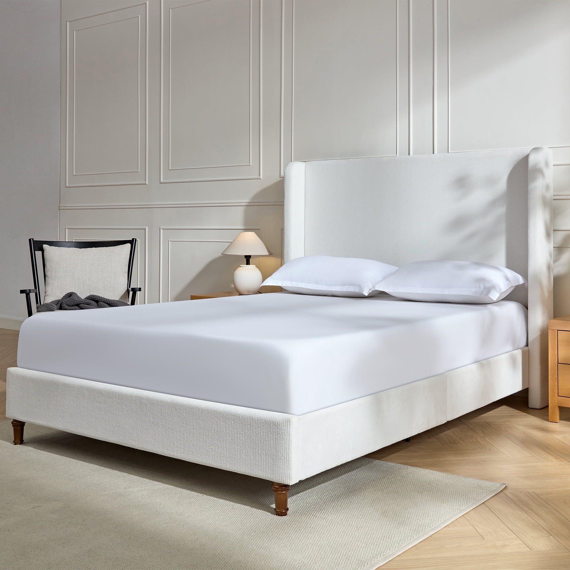 Ufurpie Queen Size Bed Frame Upholstered Platform Bed with 51" Tall ...