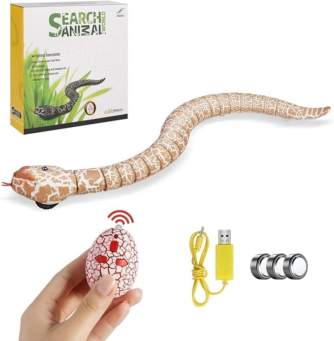 Ufurty Rely2016 Realistic Remote Control RC Snake Toy Fast Moving ...