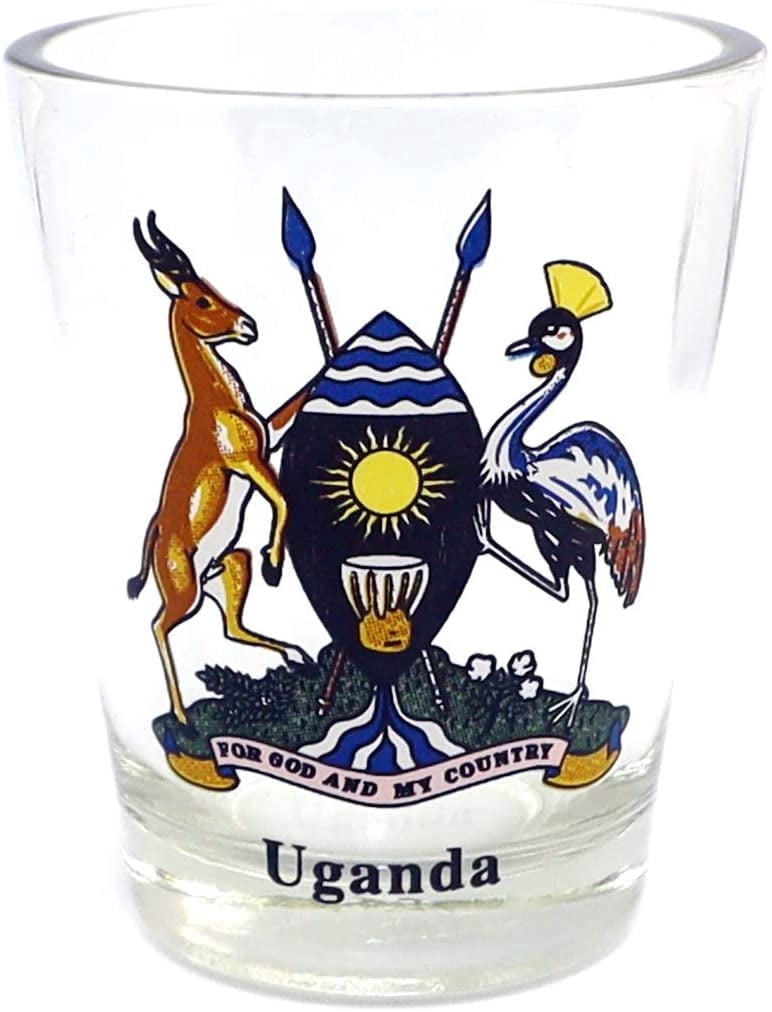 Uganda Coat Of Arms Shot Glass - Walmart.com