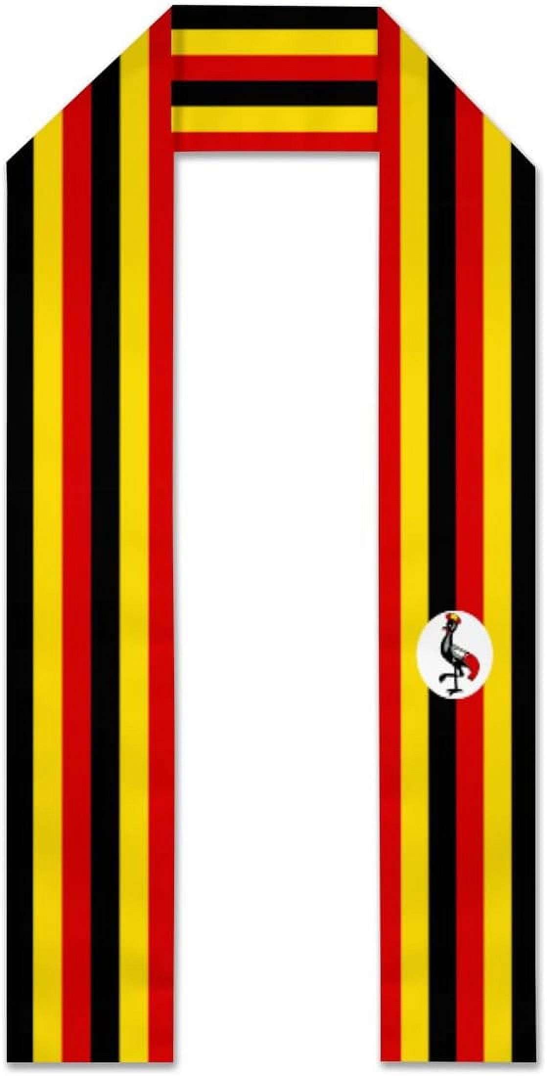 Uganda Flag Graduation Stole Graduate Shawl Sash Scraf Gift For Abroad ...