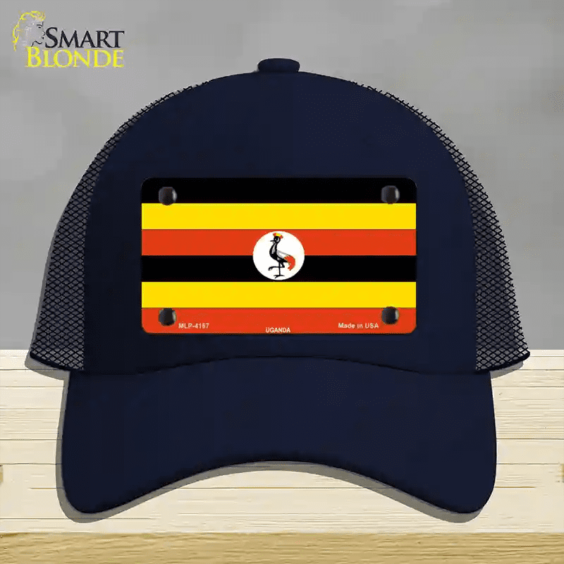 Uganda Flag Novelty License Plate Hat Mesh Navy - Walmart.com