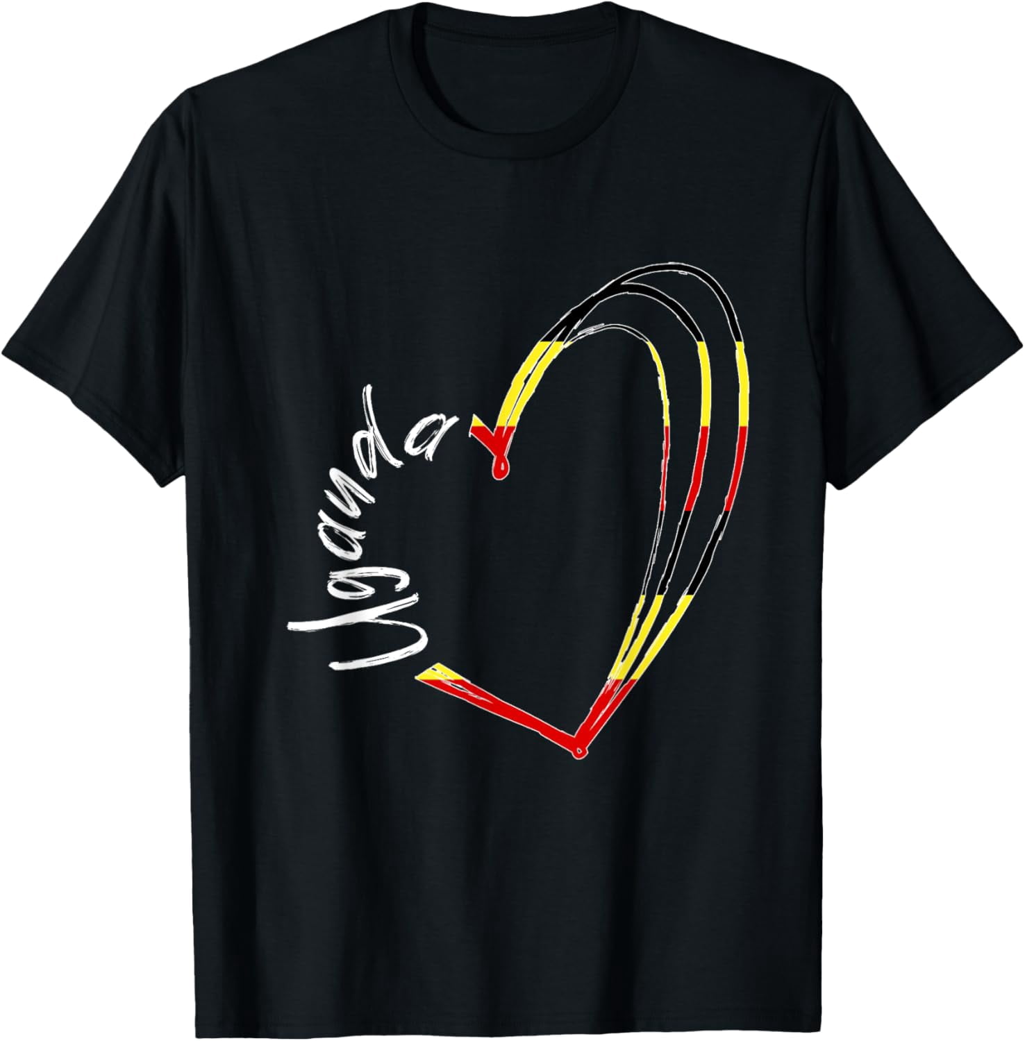 Uganda Heart Ugandan Flag Ugandan Roots Ugandan Pride T-Shirt - Walmart.com