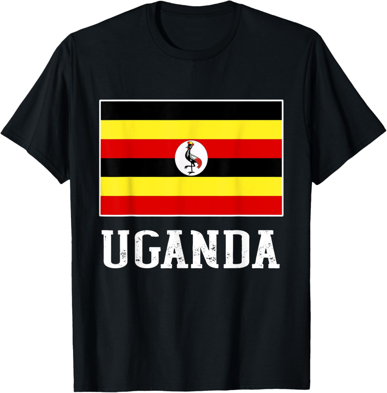 Ugandan Flag Africa Ugandan Roots Ugandan Pride Uganda T-Shirt ...