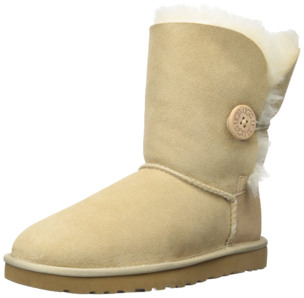 Ugg Bailey Button Boots Sand - Walmart.com