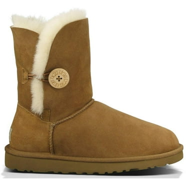 Ugg Women's Bailey Button II Chestnut High-Top Sheepskin Boot - 9M - Walmart.com