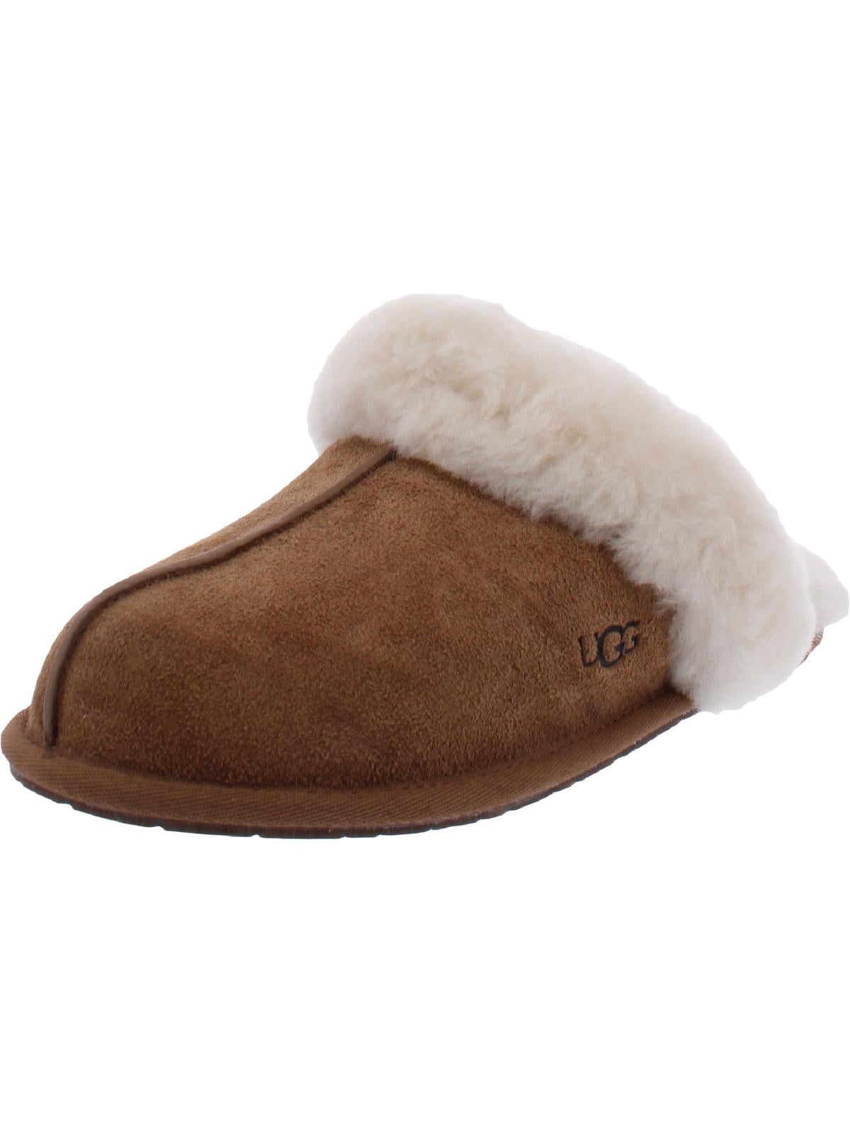 Ugg Women's Scuffette II Suede Slip-On Comfort Slippers with Sheepskin Lining - Walmart.com