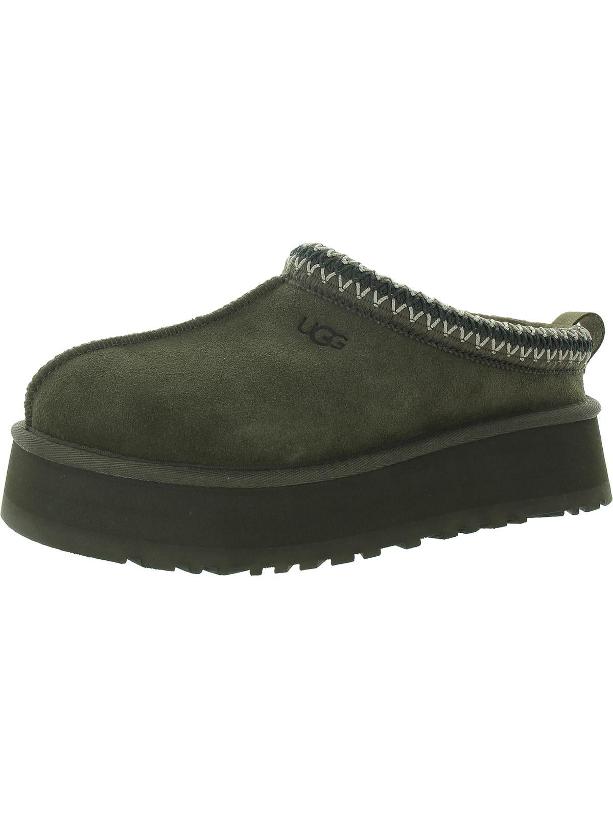 Ugg Tazz Women's Sheepskin Embroidered Slip On Platform Slipper ...