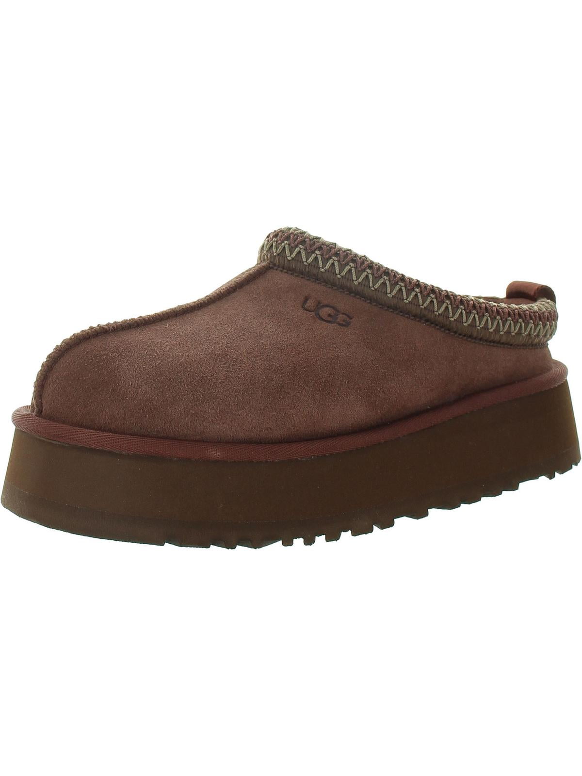 Ugg Tazz Women's Sheepskin Embroidered Slip On Platform Slipper ...
