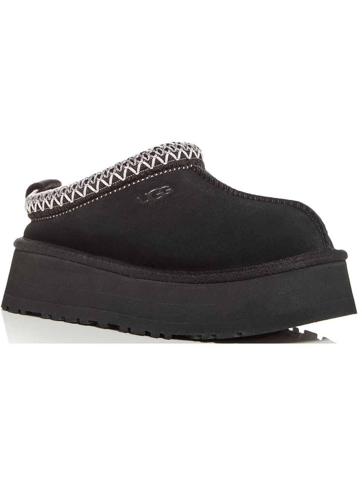 Ugg Tazz Women's Embroidered Sheepskin Slide Slippers with Platform ...