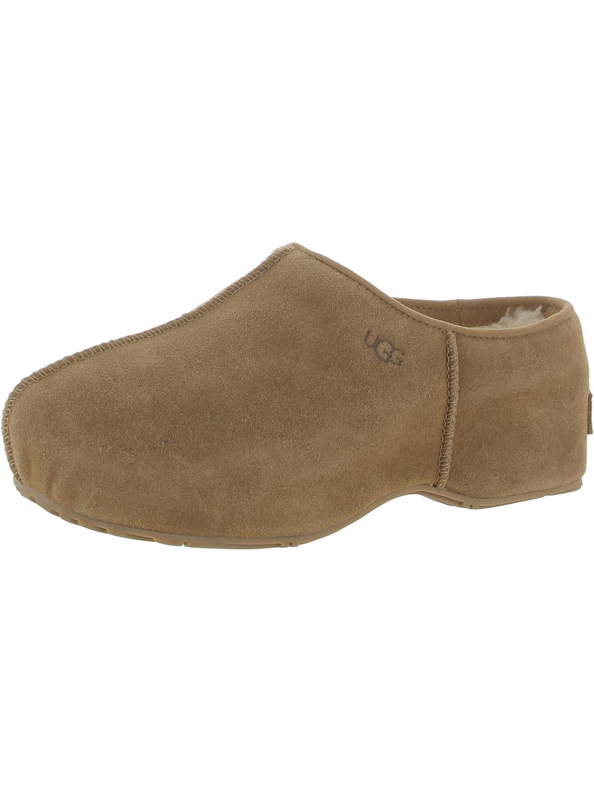 Ugg Womens Cottage Clog Suede Slip-On Clogs - Walmart.com