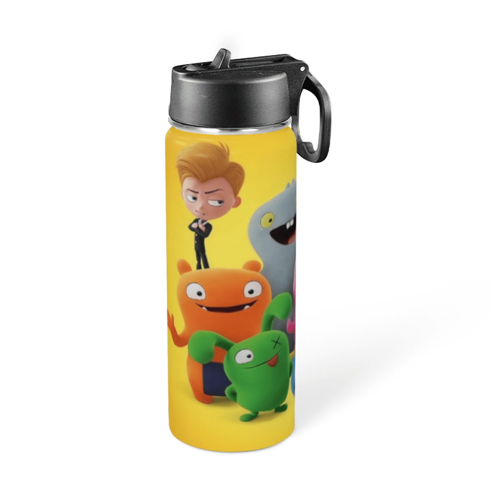 Ugly Doll Thermos Water Bottle With Straw and Handle Insulated ...