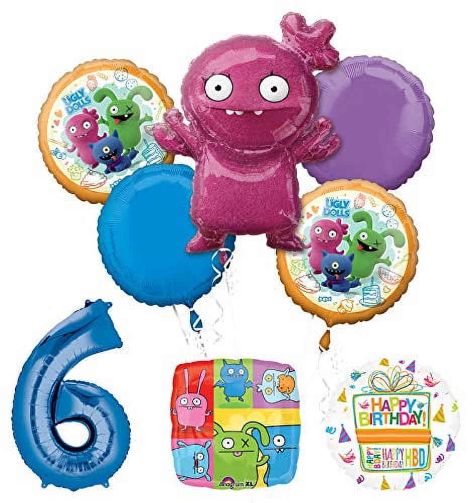 Ugly Dolls Party Supplies 6th Birthday Balloon Bouquet Decorations ...
