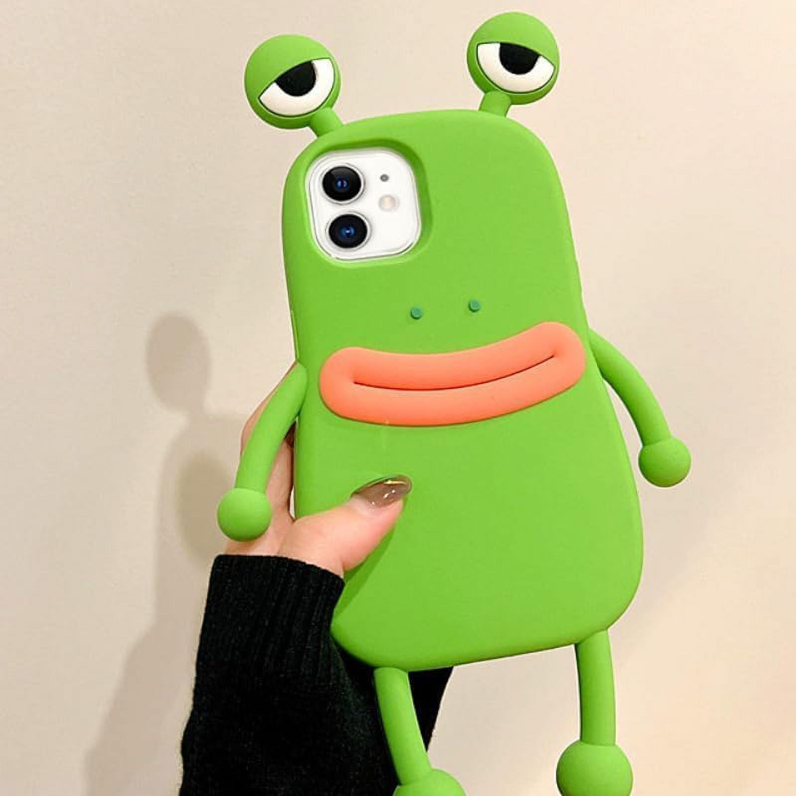 Ugly Phone Cases for iPhone 12 Funny Case for iPhone 12 3D Frog Phone ...