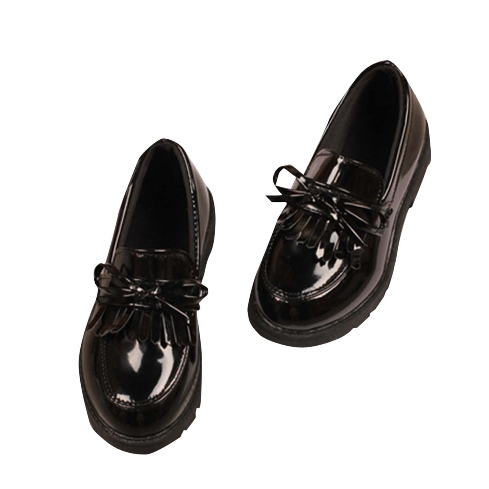 Ugoldhm Girls British Style Shoes School Uniform Oxford Shoes,for ...