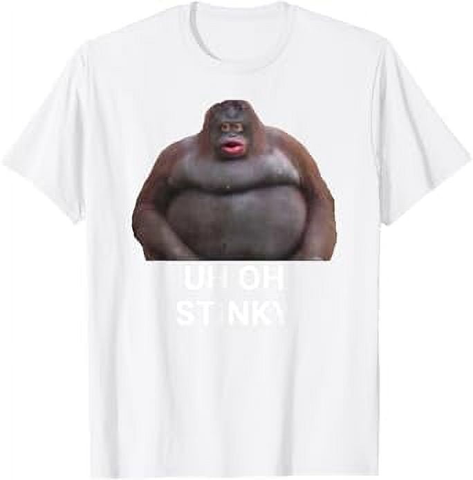 Uh Oh Stinky Poop Dank Memes Le Monke T-Shirt - Walmart.com