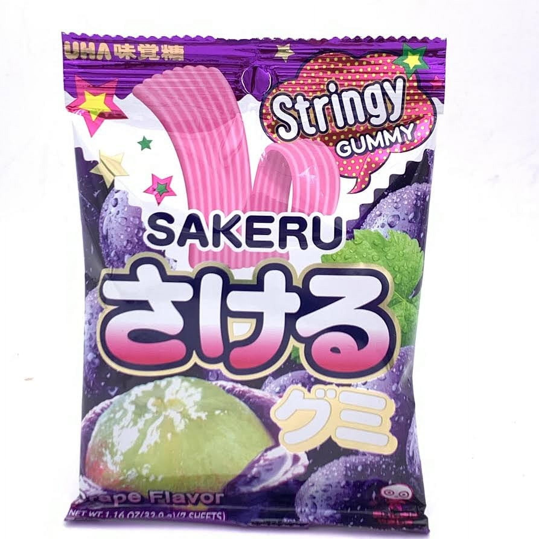 Uha Sakeru Gummy - Grape Flavor 32.9g/(7sheets) - Walmart.com