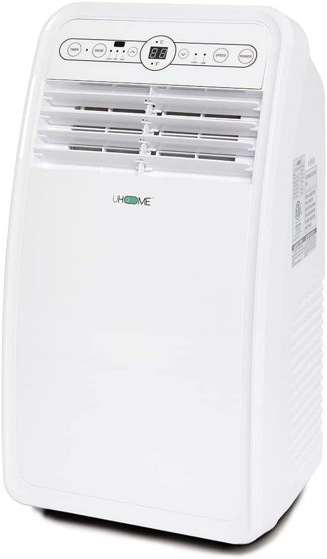 Uhome 12000 BTU Portable Air Conditioner with Heater up to 400 Sq. Ft ...