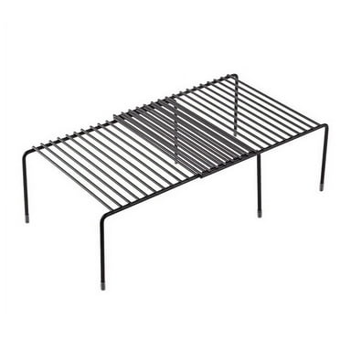 Mainstays Folding Metal Kitchen Pantry Organization Wire Shelf, White - Walmart.com