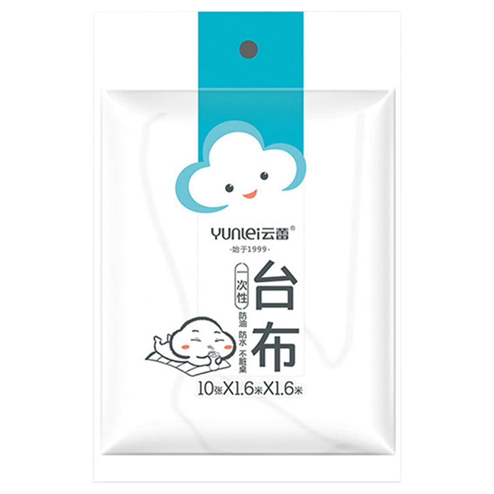 Uhuya Disposable Tablecloths Plastic, Square Round Table Thickened ...