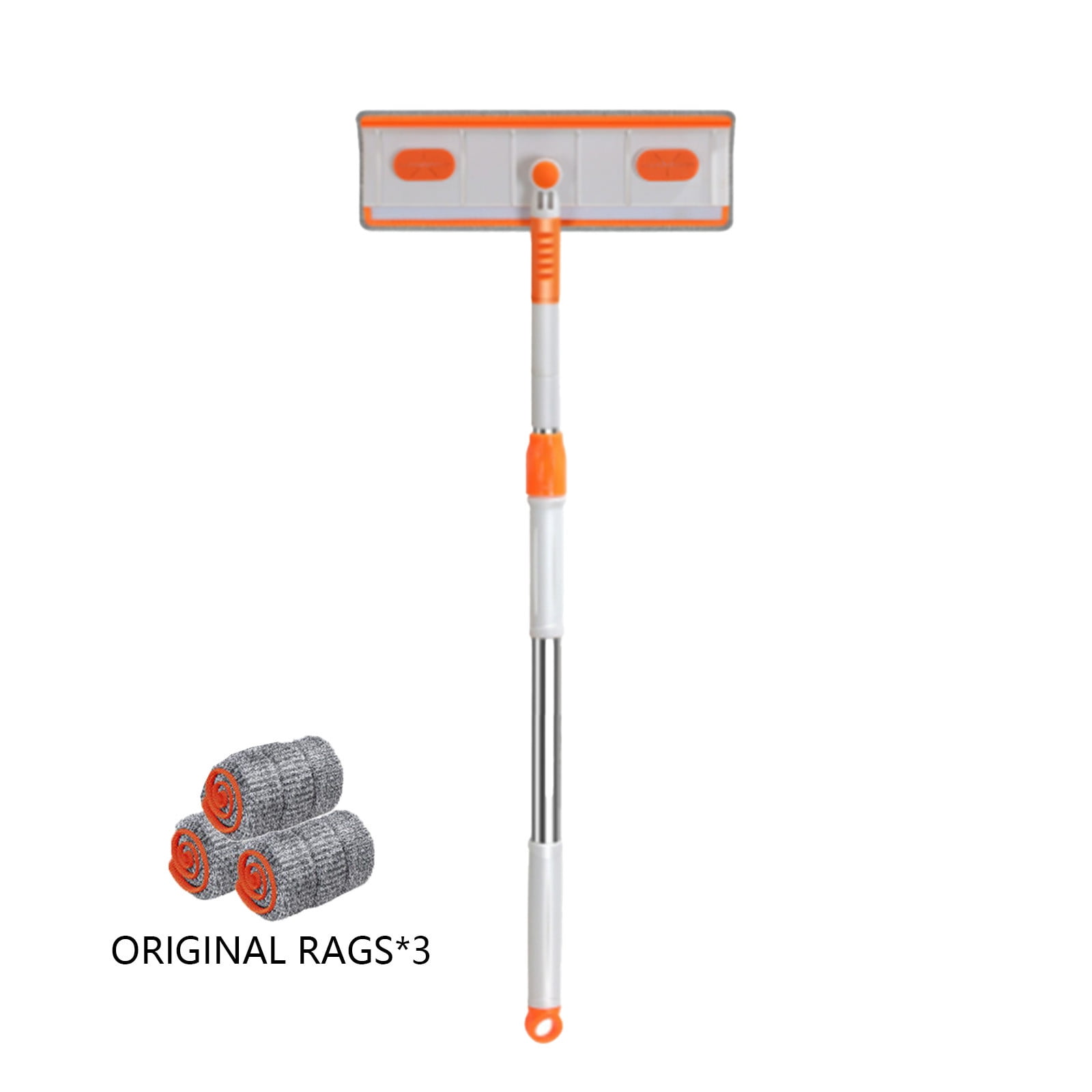 Uhuya Glass Cleaner with Retractable Handle, Flexible Pole, Double ...