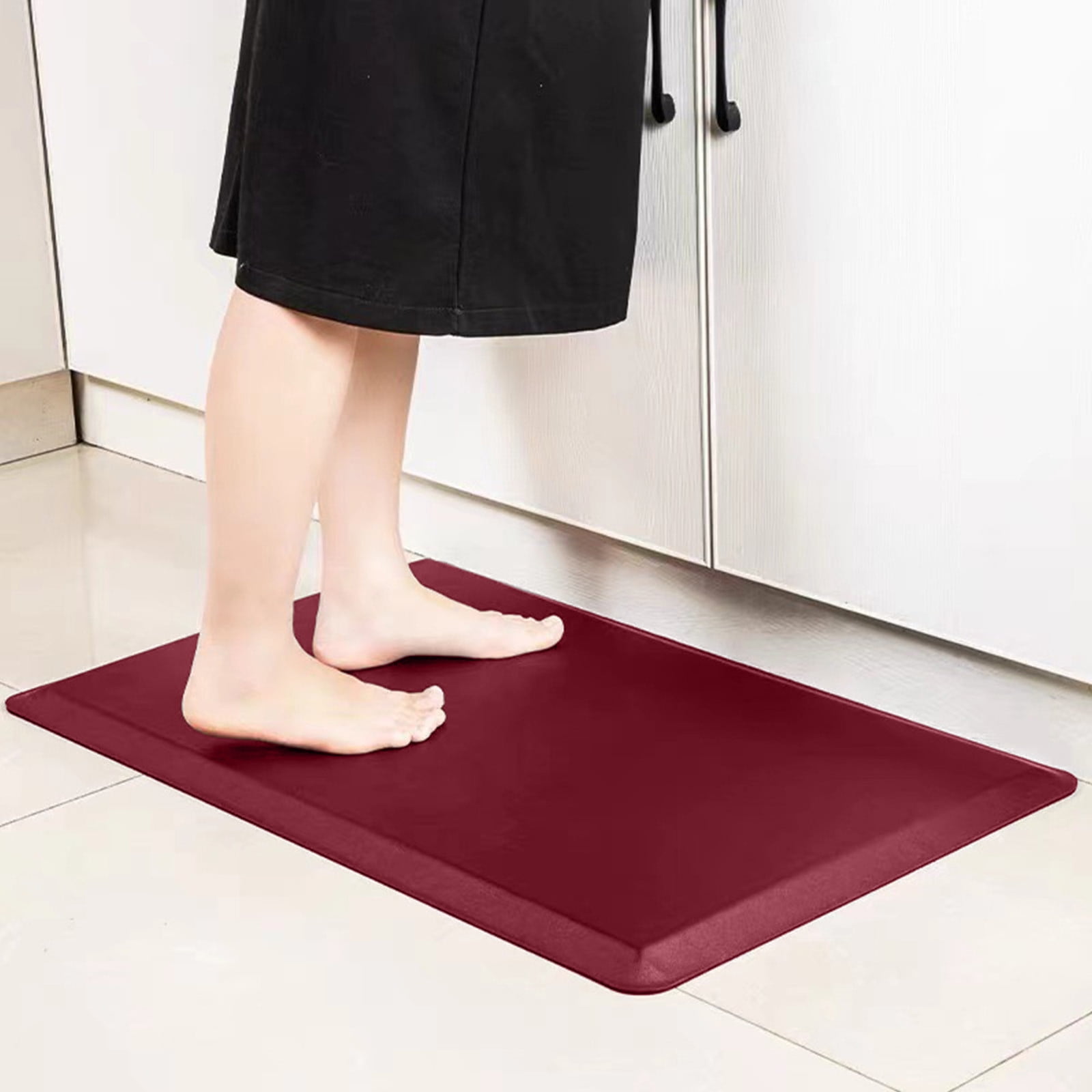 Uhuya Kitchen Rugs Cushioned Kitchen Mats, Antifatigue Mat for Floor ...