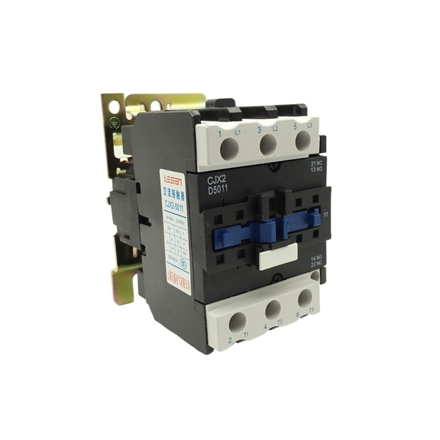 Ui 660V Ith 80A 3 Poles 1 NO 1 NC 380V Coil AC Contactor CJX2-5011 ...