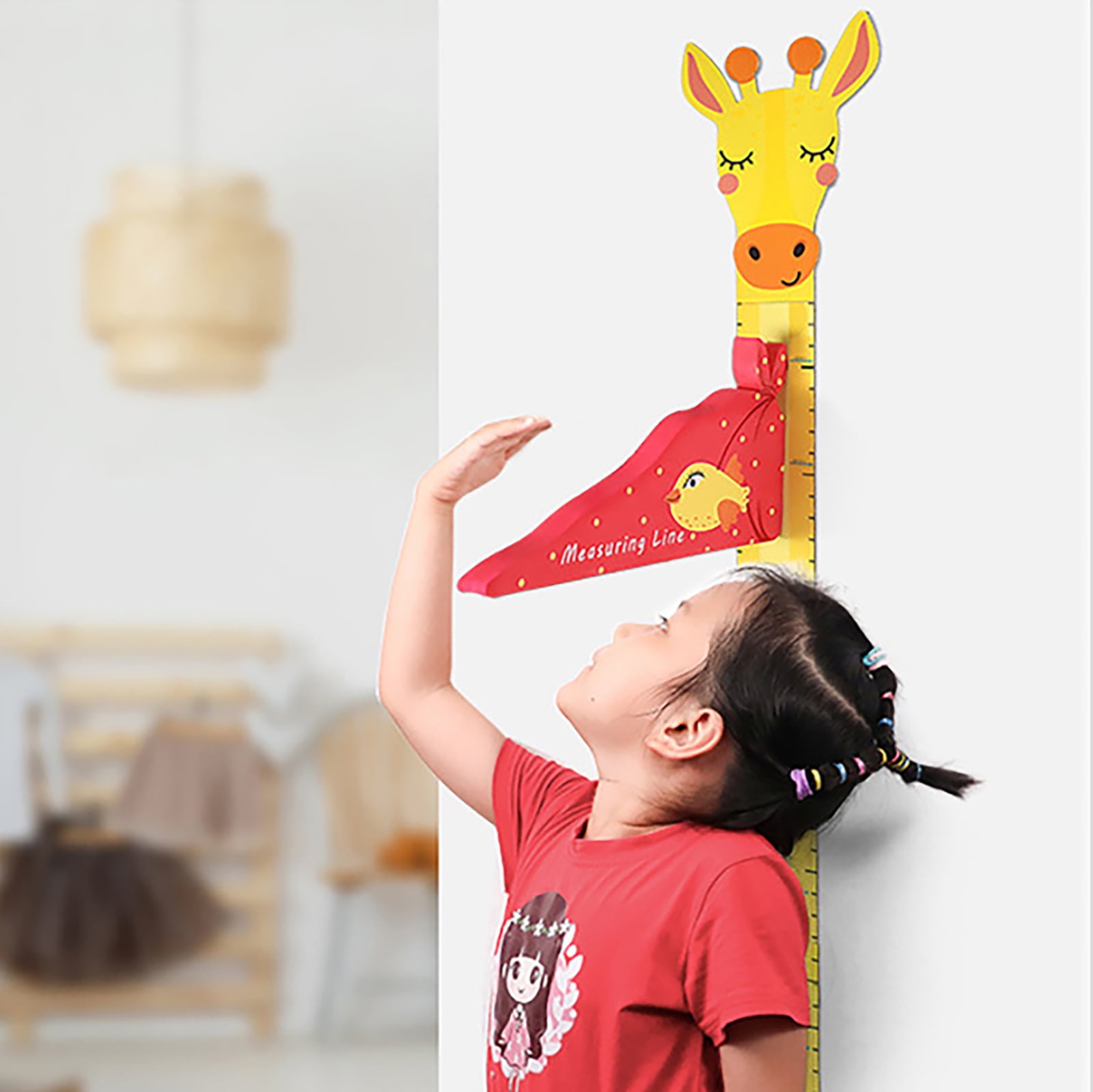 Uikceten Height Ruler Kindergarten Wall Stickers Height Stickers 3d ...