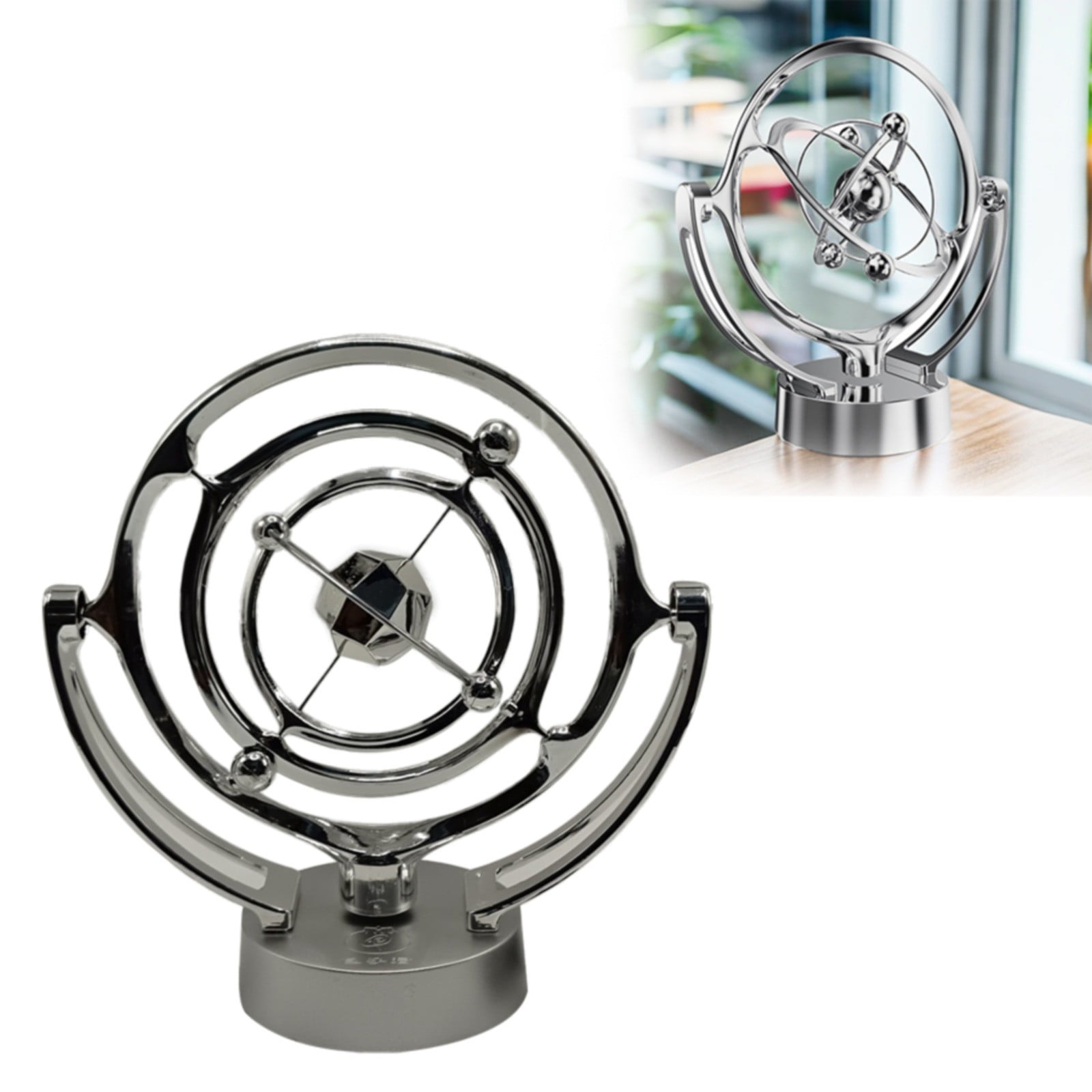 Uikceten Revolving Gadget Perpetual Motion Desk Art Toy Decor New Earth ...