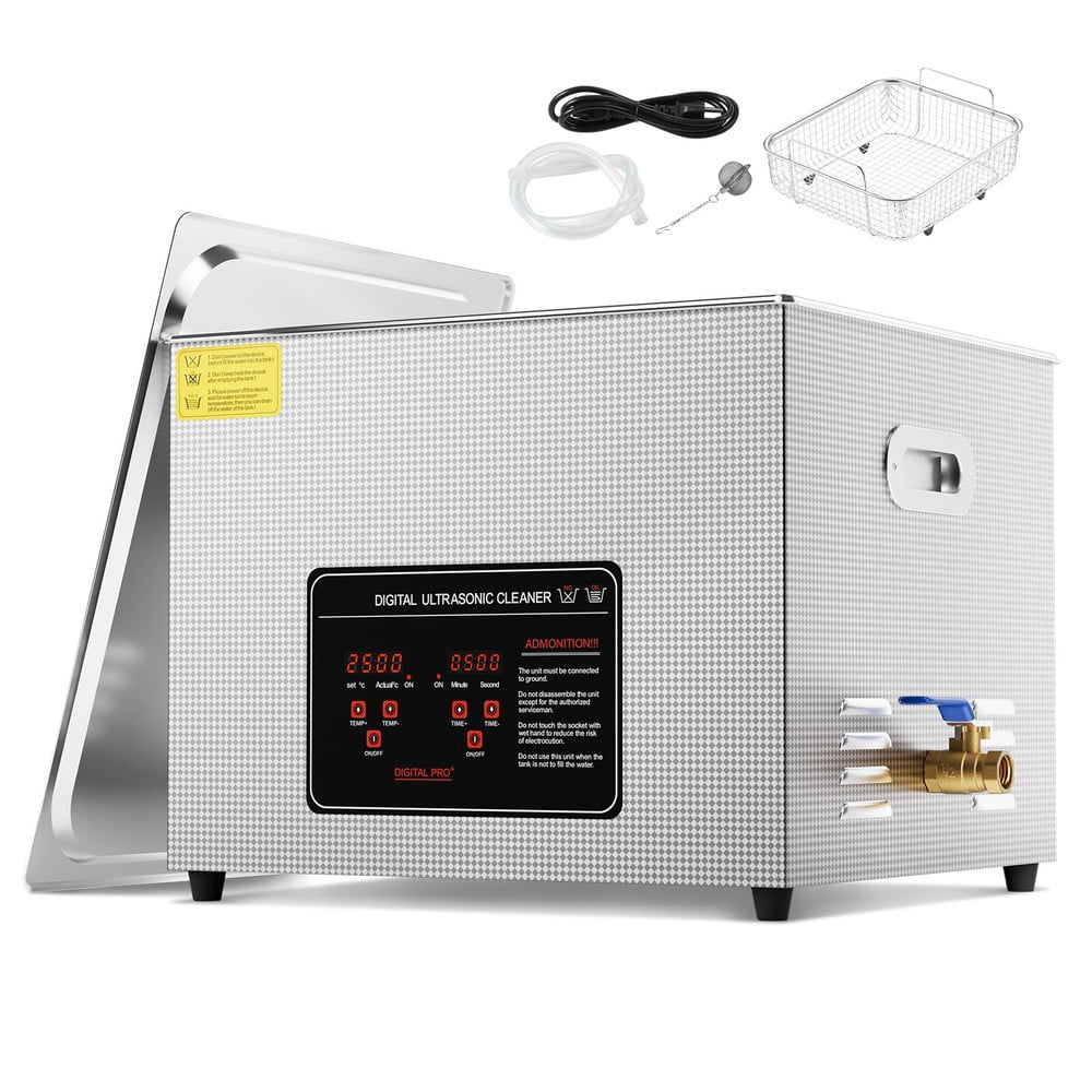 Uimoso 15L Ultrasonic Cleaner with Heater Timer & Basket Digital Sonic ...