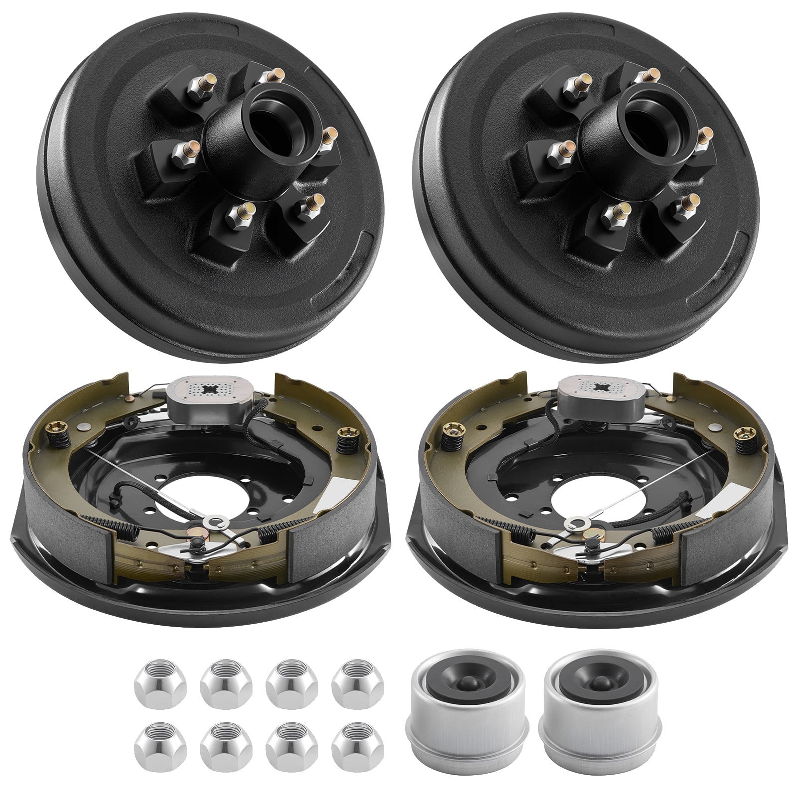 Uimoso Electric Trailer Brake Kit 12 x 2 inch for 6000 lbs Axle ...
