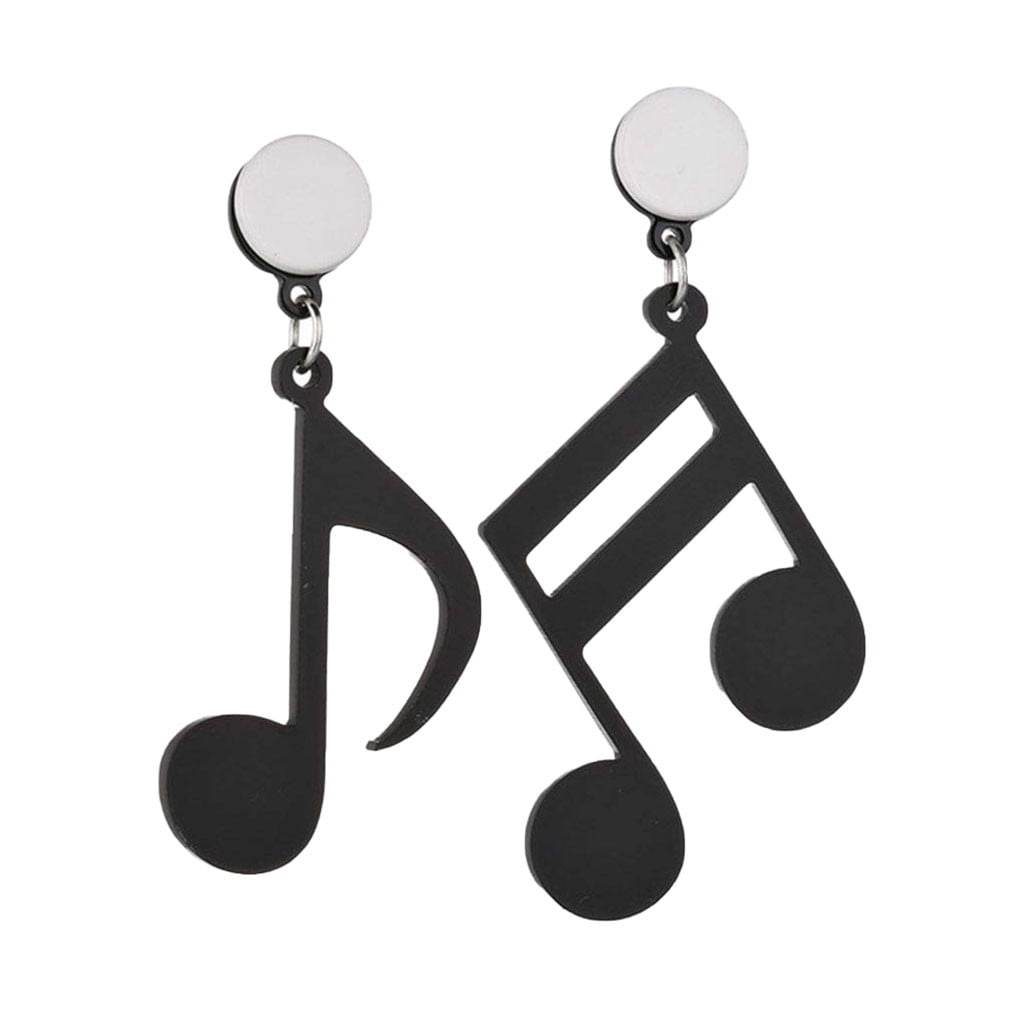 Uinagy Acrylic Musical Note Earrings - Walmart.com